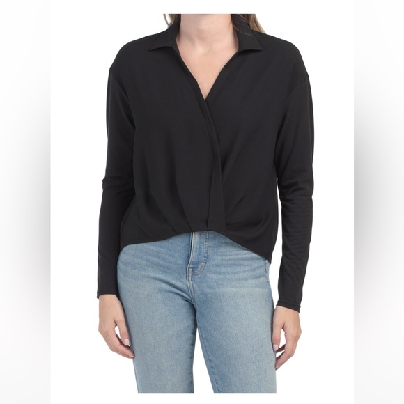 Modern Works | Tops | Last Piece Modern Workstwill Back Crepe Long ...